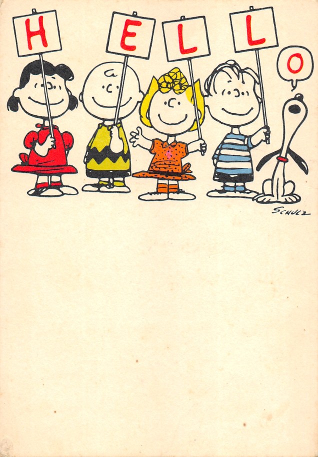 JAPAN – Hallmark – MY PEANUTS GANG AND SNOOPY POSTCARD COLLECTION