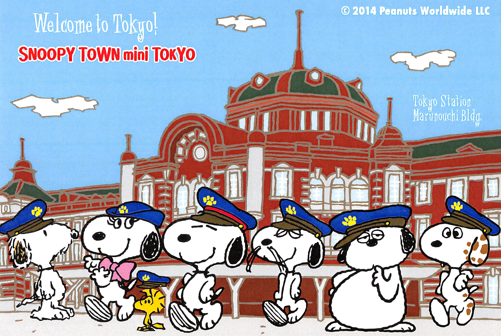 JAPAN – Snoopy Town – Tokyo – MY PEANUTS GANG AND SNOOPY POSTCARD ...