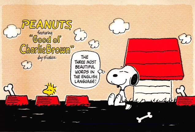 August 2016 – MY PEANUTS GANG AND SNOOPY POSTCARD COLLECTION