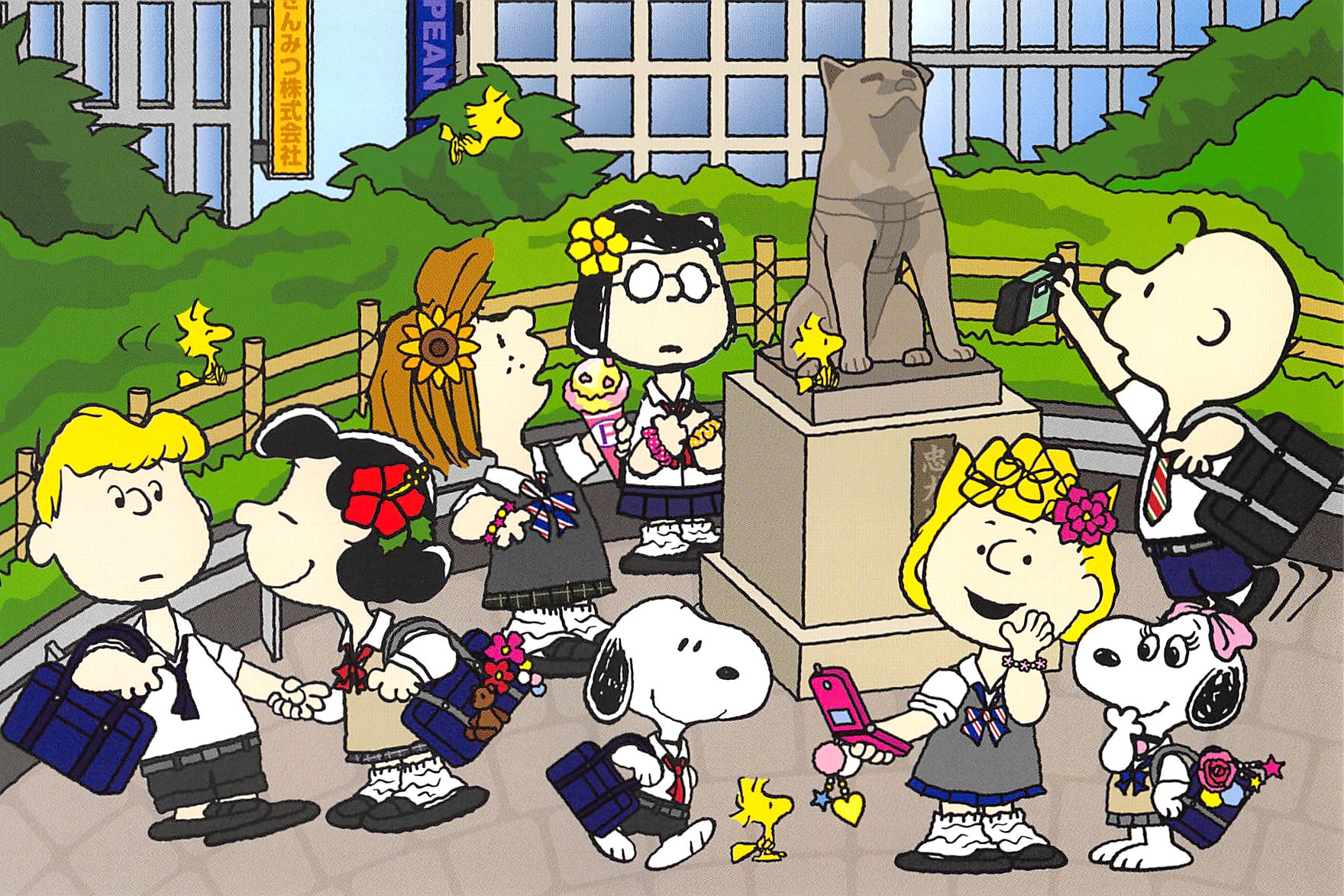 JAPAN – Snoopy in Ginza – MY PEANUTS GANG AND SNOOPY POSTCARD COLLECTION