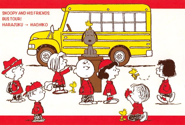 JAPAN – Snoopy Town – Harajuku – MY PEANUTS GANG AND SNOOPY POSTCARD ...