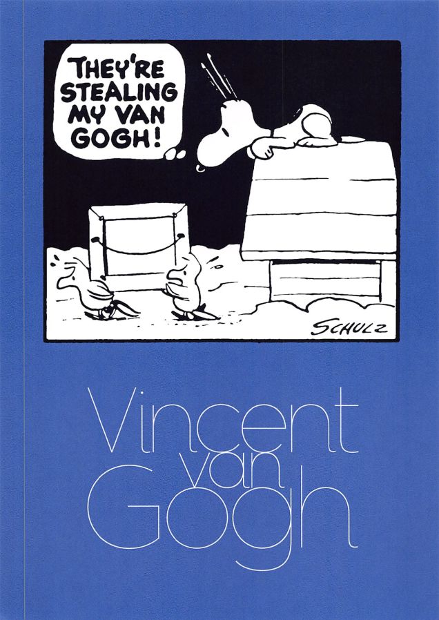 Japan – Vincent van Gogh – MY PEANUTS GANG AND SNOOPY POSTCARD COLLECTION